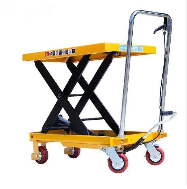 Material Tool 800kg Manual Scissor Lift Lifting Table Hydraulic ...
