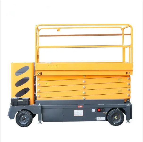 Handling Equipment 4Wheels Steering Self-Propelled Scissor Lift ...