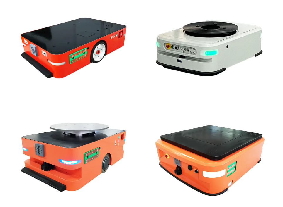 Autonomous Automatic Guided Vehicles 200kg Load Capacity Agv Piggyback ...