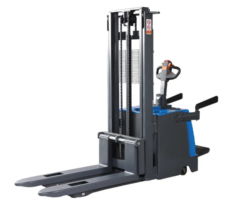 Stand Up Logistics Machines Battery Powered Electric Pallet Truck ...